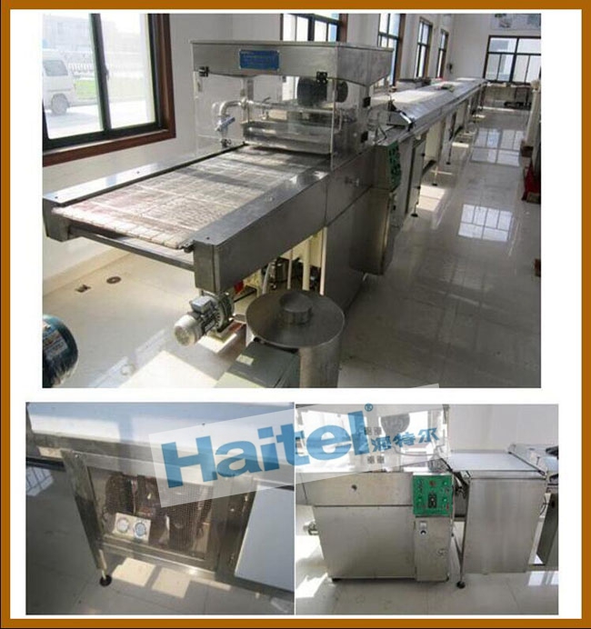 Stainless Steel Automatic Chocolate Making Machine Dipping Way Smooth Run