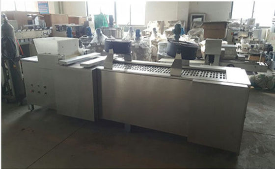 Big Scale Energy Bar Making Machine Top Air Cooling Mechanical Cutting